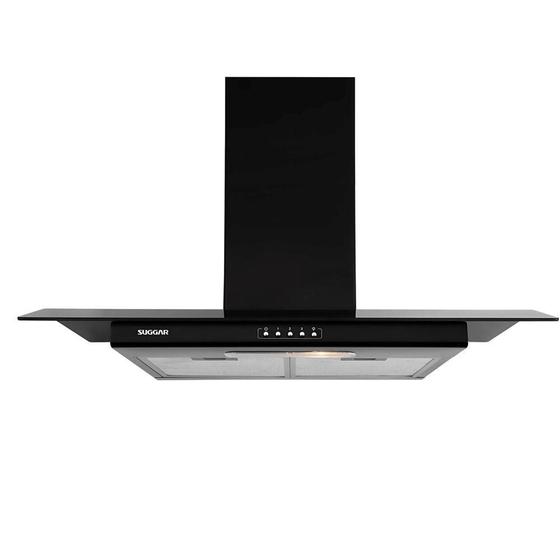 Depurador De Ar Suggar Parede Vidrio 90cm Dv92pt - Depurador de Ar ...