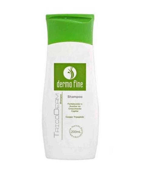 Derma Fine Tricoderm Shampoo 200ml - DERMAFINE - Shampoo - Magazine Luiza