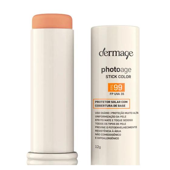Dermage Protetor Solar com Cor - Photoage Stick Color FPS99 - Cor B ...