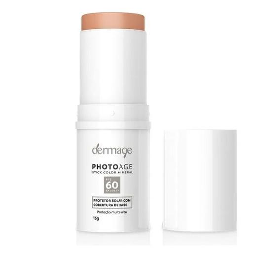 Dermage Protetor Solar Stick Color Mineral Claro Fps60 16g - Protetor ...