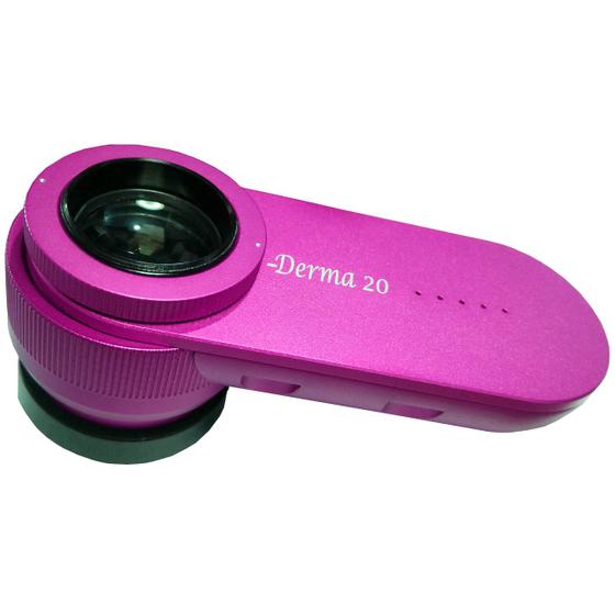 Dermatoscópio Led Derma 20 UV - Fucsia / Roxo - NITROSPRAY - Equipamento Médico e Hospitalar ...