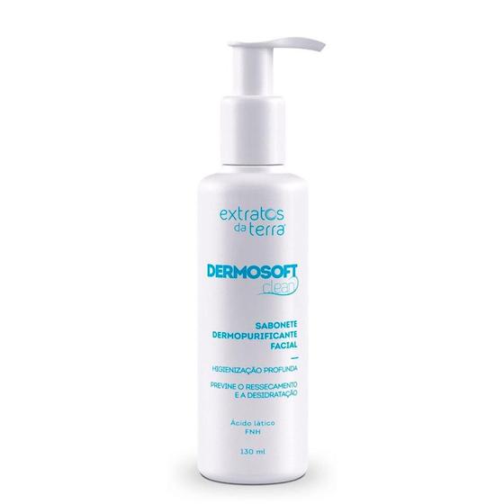 Dermosoft clean sabonete dermopurificante 130ml extratos da terra ...