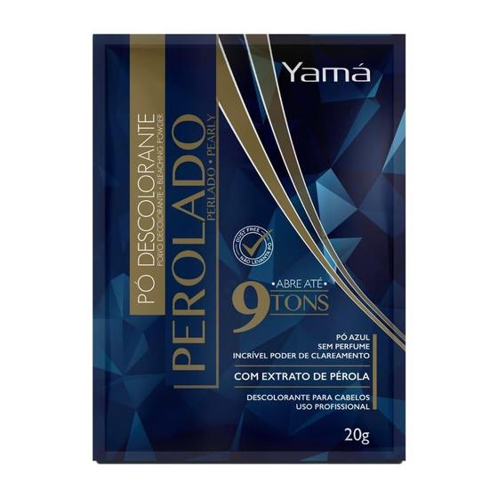 Descolorante Pó Perolado Profissional 9 Tons Yamá 20g - Yama - Pó Descolorante - Magazine Luiza