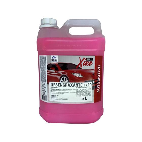Desengraxante Automotivo 1/20 - 5 Litros - Brilho Xike - Desengraxante ...