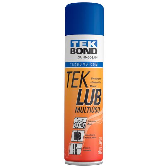 Desengripante Spray Multiuso Tek Lub Tekbond 300ml 150g Lubrificante - Desengripante - Magazine ...