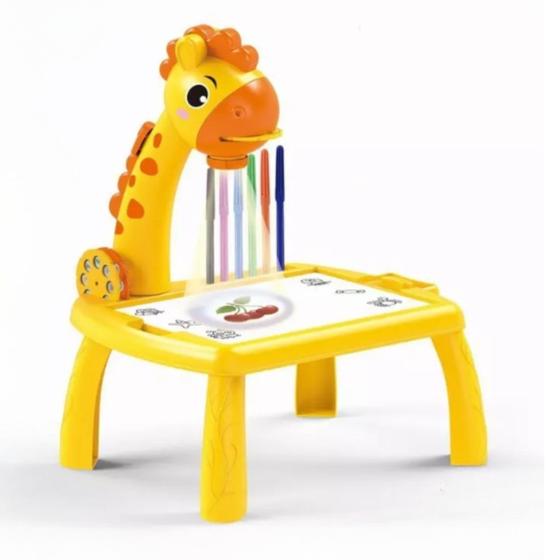 Desenho Brinquedo Tipo Projetor com Câmera Amarelo Crianças Interativo ...