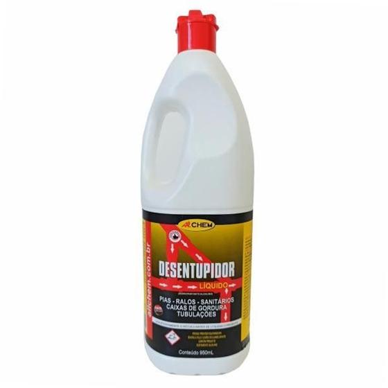 Desentupidor Líquido Pias, Ralos E Vasos 950Ml Allchem - Desentupidor - Magazine Luiza
