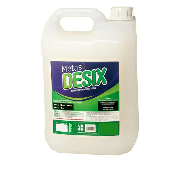 Desinfetante Desix Aroma Talco 5 Litros - Metasil - Desinfetante ...