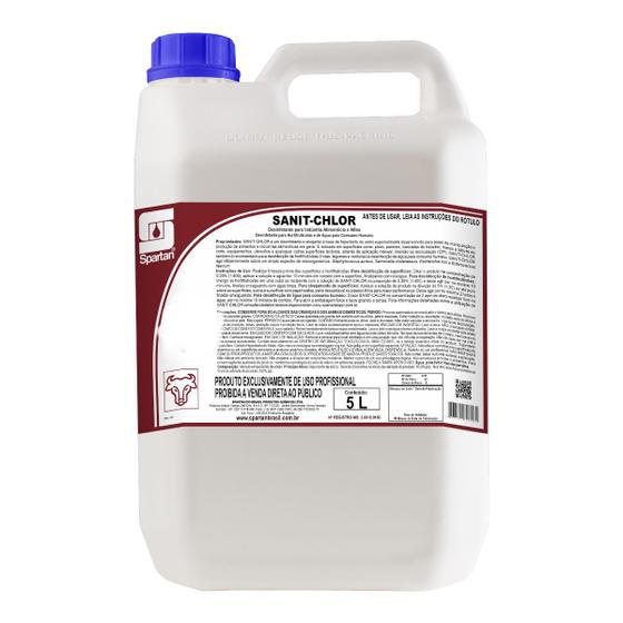 Desinfetante e Alvejante Sanit-Chlor Concentrado Spartan 5l ...