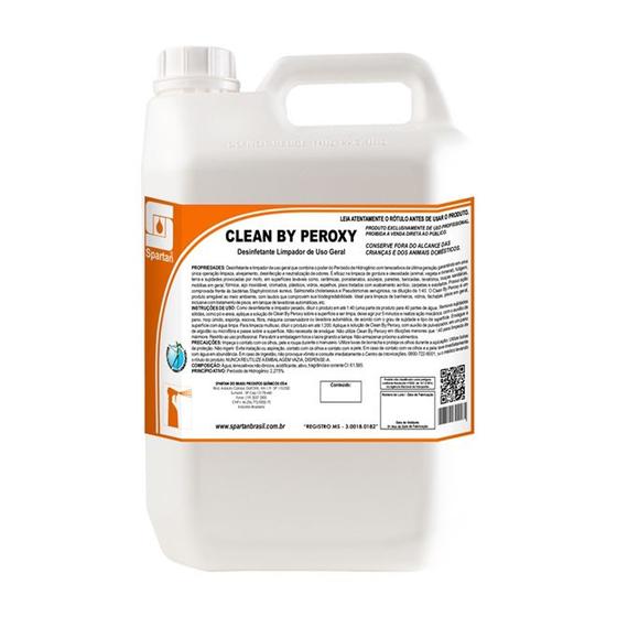 Desinfetante E Limpador De Uso Geral Clean By Peroxy 5 Lts - SPARTAN ...