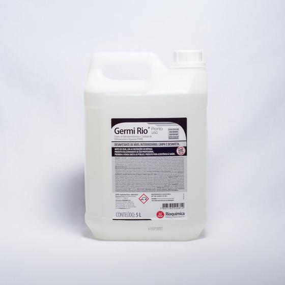 Desinfetante Intermediário Germi Rio Pronto P/Uso 5 Litros - RIOQUÍMICA ...