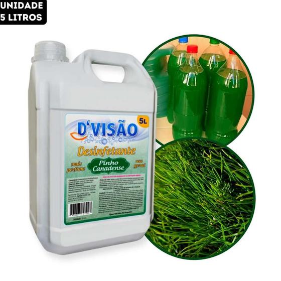 Desinfetante Líquido Perfumado Bactericida Pinho Canadense Limpeza Uso ...