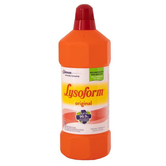 Desinfetante Lysoform Original 1 Litro Johnson - Desinfetante ...
