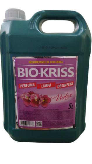 Desinfetante Para Uso Geral Bio-Kriss Perfumado Violex 5L - Barbarex ...
