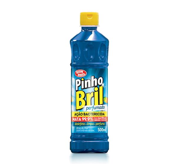 Desinfetante Pinho Bril Plus 500ml Caixa com 12 Unidades - Desinfetante ...