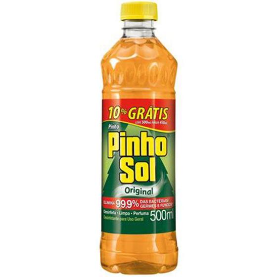 Desinfetante Pinho Sol Original Leve 500ml Pague 400ml - Desinfetante ...