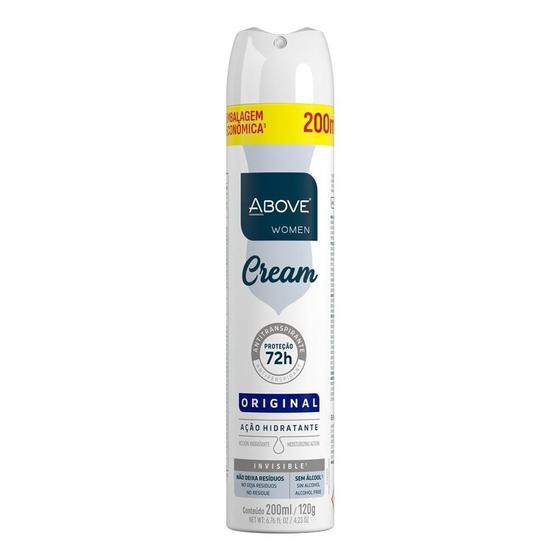 Desodorante Above Aerosol Women Cream Original 200ml - Desodorante ...