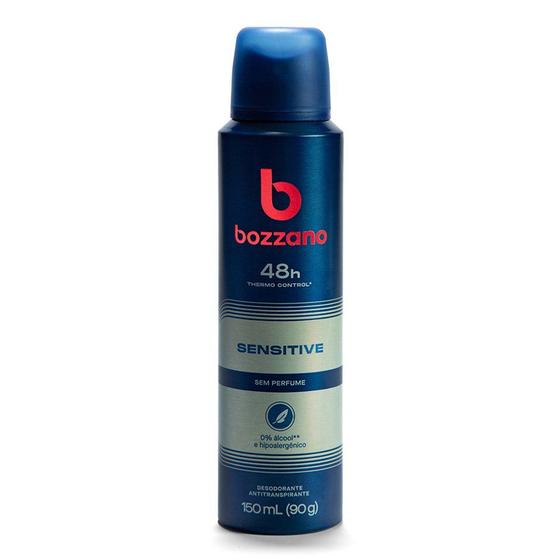 Desodorante Aerosol Bozzano Sensitive Sem Perfume Sem Álcool 150ml ...