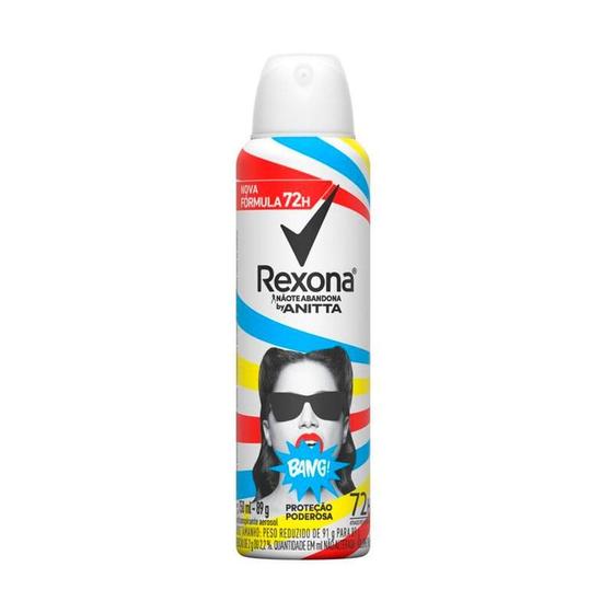 Desodorante Antitranspirante Aerossol Rexona Bang by Anitta Bang 72 ...