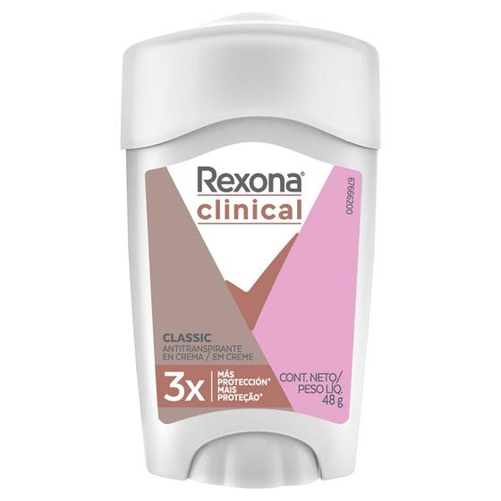 Desodorante Antitranspirante Rexona Clinical Classic Women Stick 48g ...