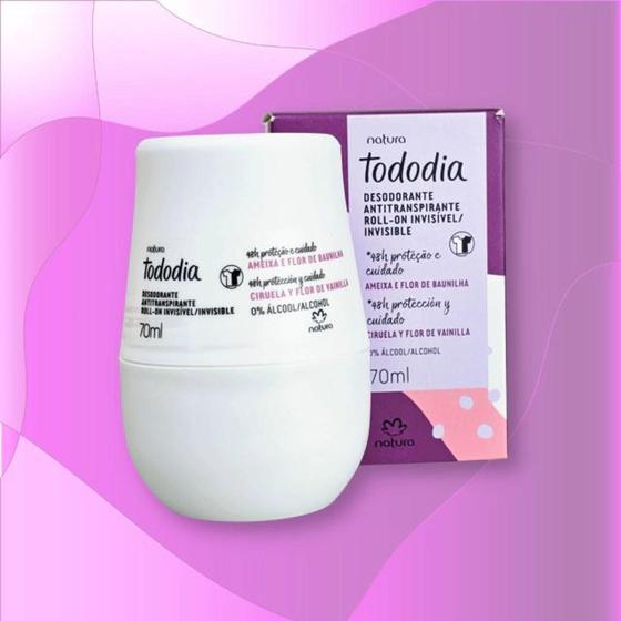 Desodorante Antitranspirante Roll-on Tododia Ameixa e Flor de Baunilha - Natura - Desodorante ...