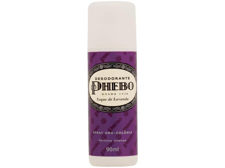 Desodorante Antitranspirante Spray Phebo - Toque de Lavanda Vegano 90ml ...