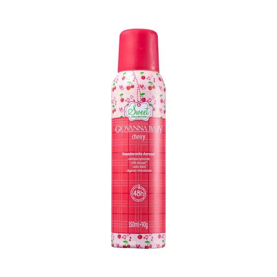 Desodorante Giovanna Baby Aero Cherry 150ml - Desodorante - Magazine Luiza