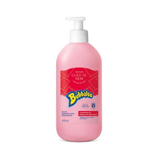Desodorante Hidratante Corporal Cuide Se Bem Bubbaloo Morango Boticário Boticário Cuidados