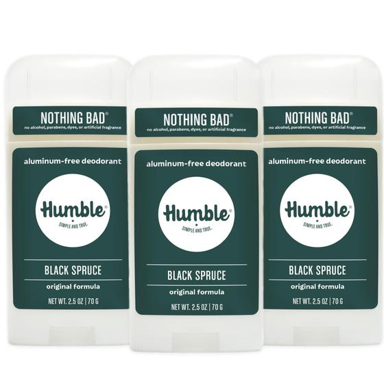 Desodorante HUMBLE BRANDS Original Formula Black Spruce 75 mL, pacote ...