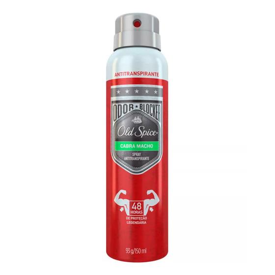 Desodorante Old Spice Cabra Macho Spray Antitranspirante 48h com 150ml ...