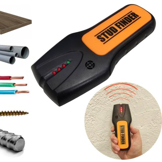 Detector Scanner Metal Tubo Parede Cano Pvc Água Fio Madeira Aparelho ...