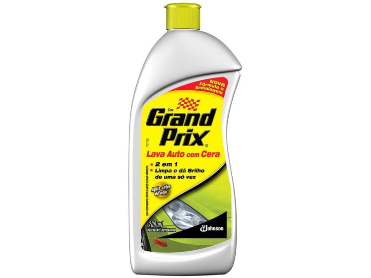 Detergente Automotivo com Cera Grand Prix - Lava Auto 200ml - Shampoo ...