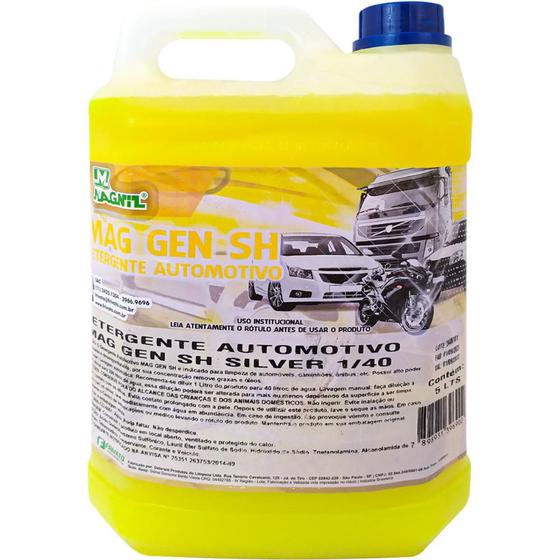 Detergente Automotivo Mag Gen SH 5 Litros Magnil - Shampoo Automotivo ...