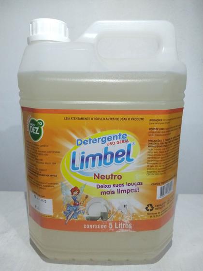 Detergente de louça uso geral Limbel Neutro 5L - Detergente - Magazine ...