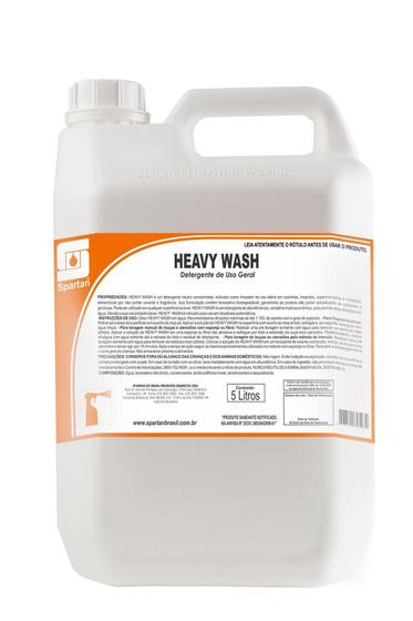 Detergente De Uso Geral Heavy Wash 5 Litros Spartan - Detergente ...