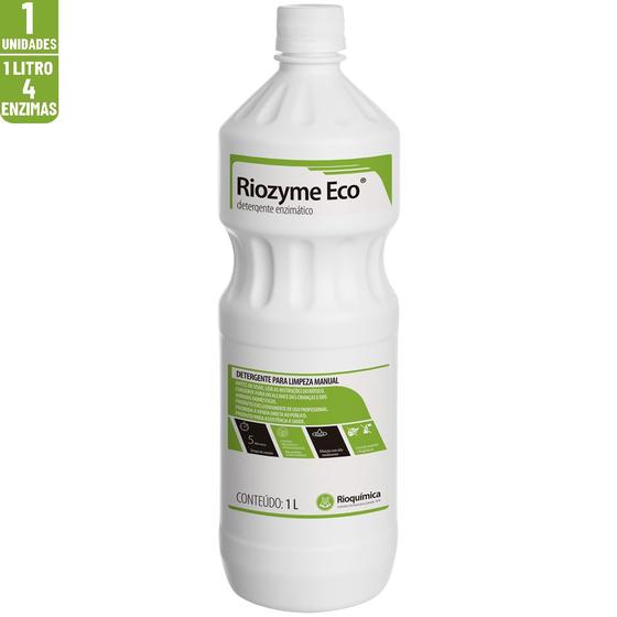 Detergente Enzimático Riozyme Eco Limpeza Manual 1 Litro - Cirurgica ...