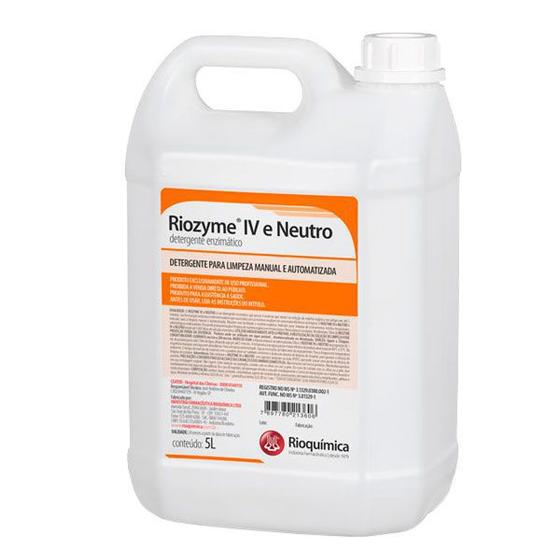 Detergente Enzimático Riozyme IV e Neutro 5000ML Rioquímica - Assepsia ...