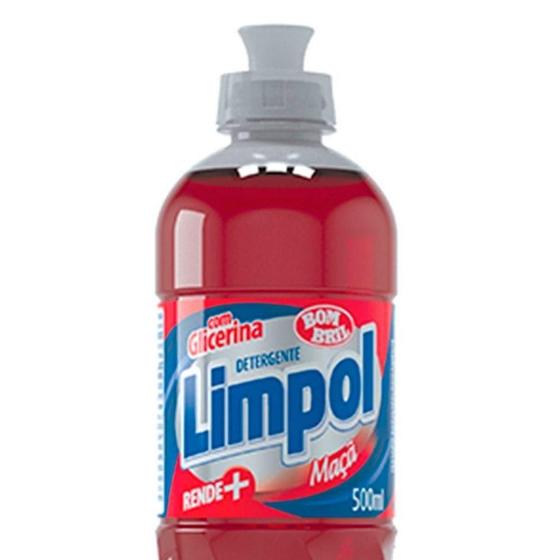 Detergente Limpol Maçã 500ml - Detergente - Magazine Luiza