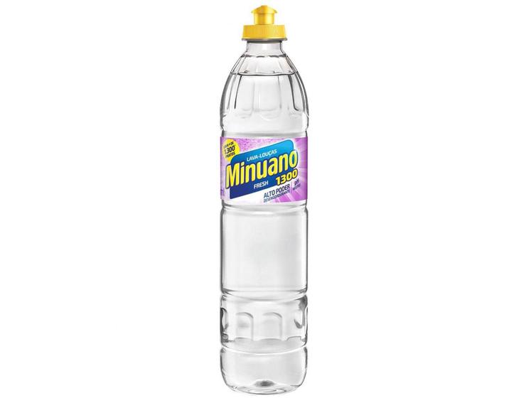 Detergente Líquido Lava-Louças Minuano Fresh - 1300 500ml - Detergente ...