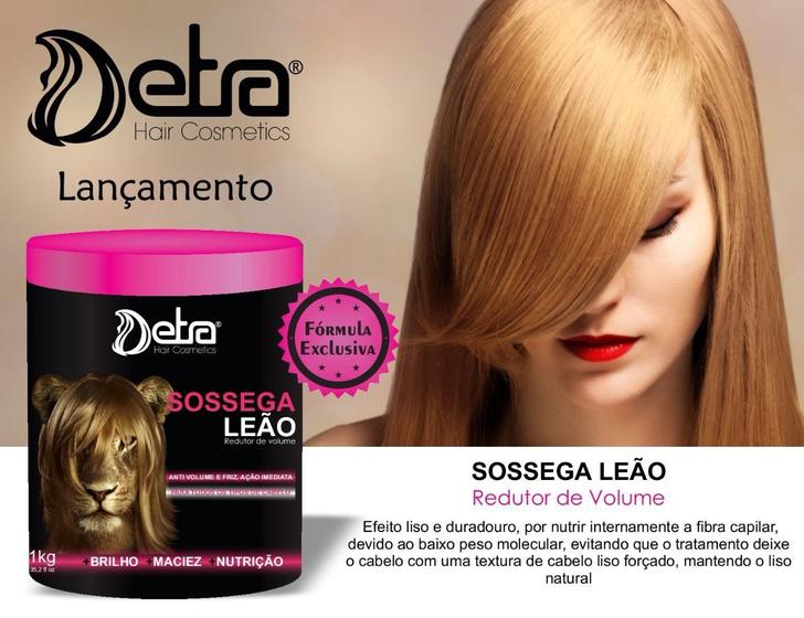 Detra Sossega Leão Redutor De Volume 1Kg - Alisamento de Cabelo ...