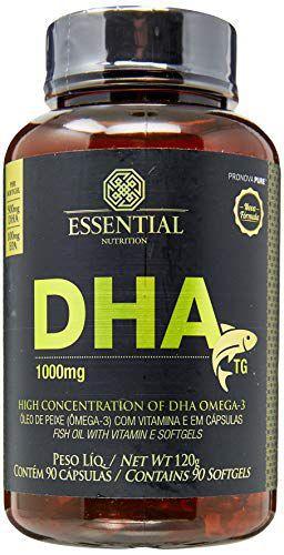 DHA TG (90 CAPSULAS 1g) - ESSENTIAL - Ômega 3 / Óleo de Peixe ...