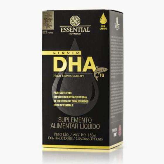 Dha tg liquid 150ml/30 ds omega essential - Ômega 3 / Óleo de Peixe ...