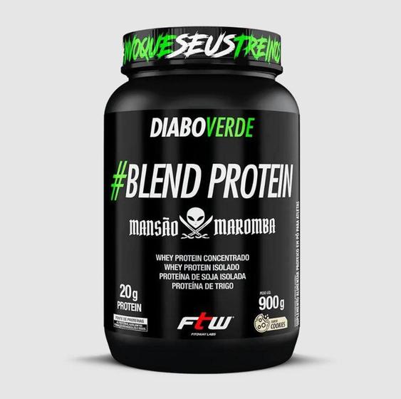 Diabo Verde Blend Protein Mansão Maromba Sabores 900g FTW - Whey Blend ...