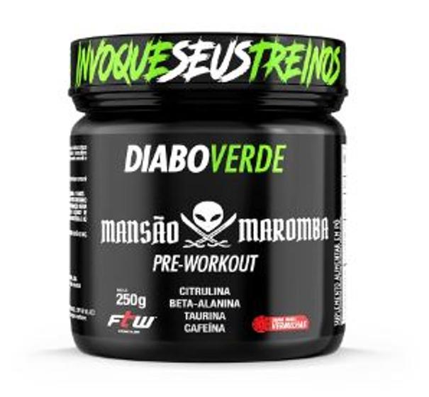 Diabo verde mansão maromba 300g - energetico - FTW - Pré Treino ...