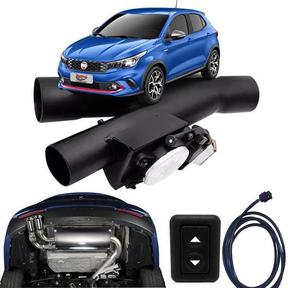 Difusor De Escapamento Preto De Botão - Fiat Argo - Snorecar - Difusor ...