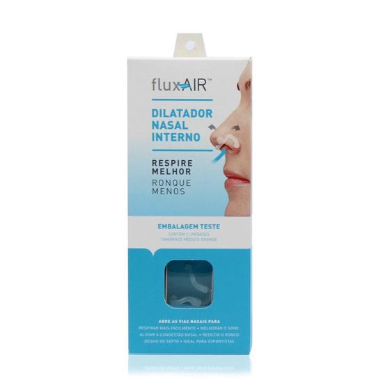 Dilatador Nasal Interno Flux Air Reutilizável 2 Unidades - Dilatador ...