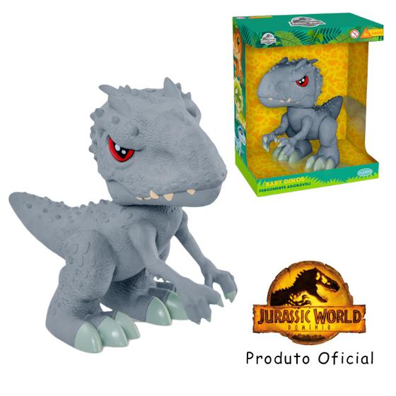 Dinossauro Jurassic World Dino Baby Tiranossauro Articulado Vinil - Pupee - Bonecos - Magazine Luiza