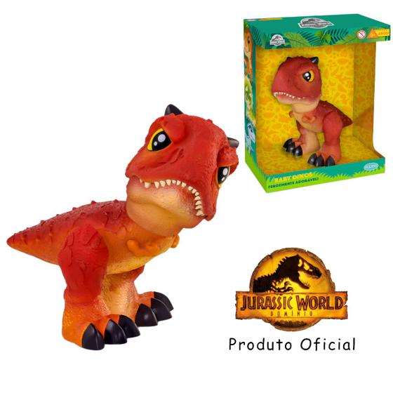 Dinossauro Jurassic World Dino Baby Tiranossauro Articulado Vinil - Pupee - Bonecos - Magazine Luiza