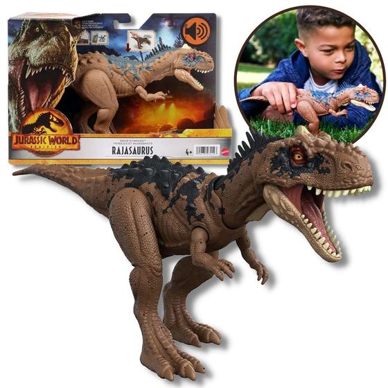 Dinossauro Rajasaurus Boneco com Som Jurassic World Mattel - Bonecos ...