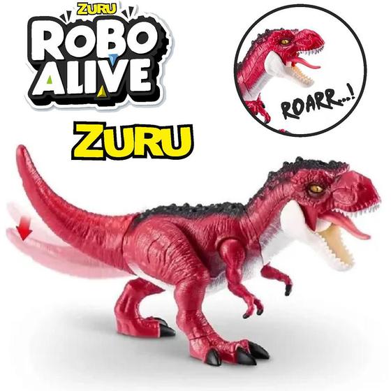 Dinossauro T-Rex Robo Alive Zuru Dino Action - Candide - Bonecos ...